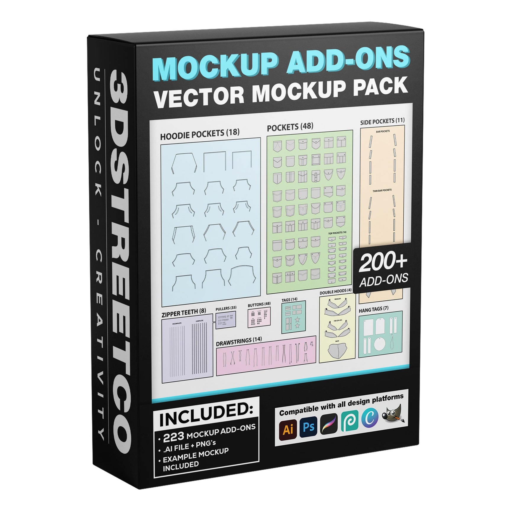 VECTOR MOCKUPS – 3DStreetCo