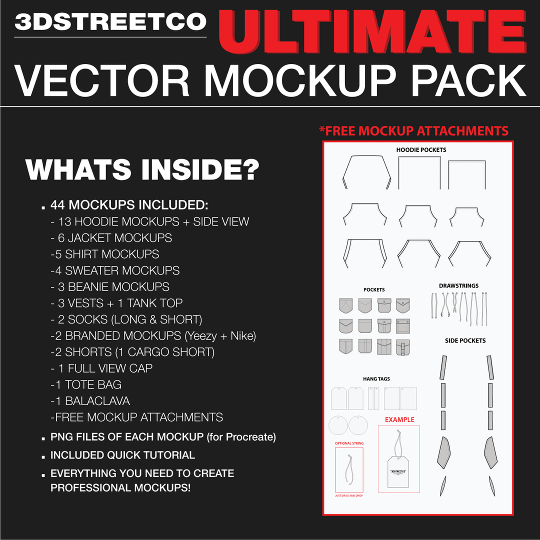 44 High-Quality Garment Mockups | Ultimate Apparel Mockup Pack for ...