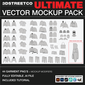 44 High-Quality Garment Mockups | Ultimate Apparel Mockup Pack for ...